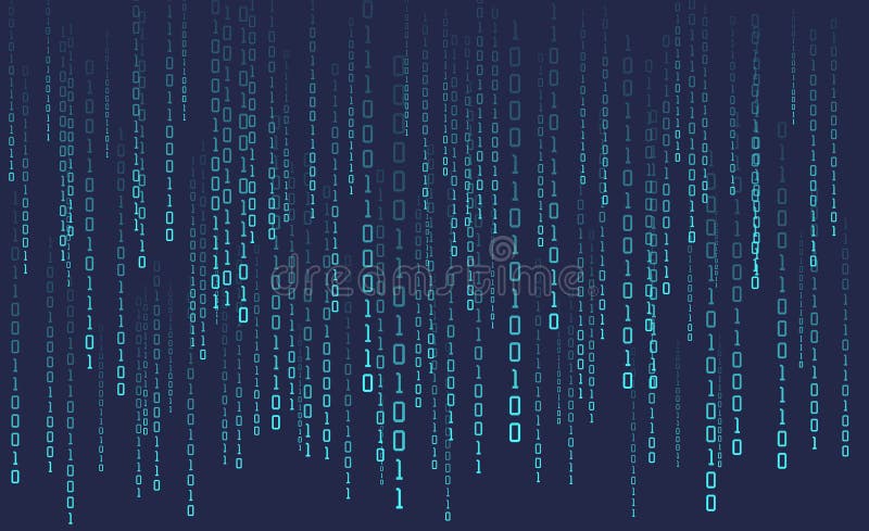 Abstract Technology Binary Code Backgrounddigital Binary Data And Secure Data Concept With