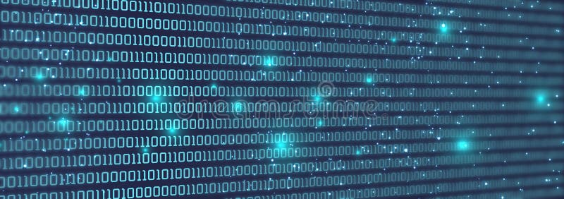 Abstract Technology Binary Code Background.Digital Binary Data and Secure Data Concept with ...