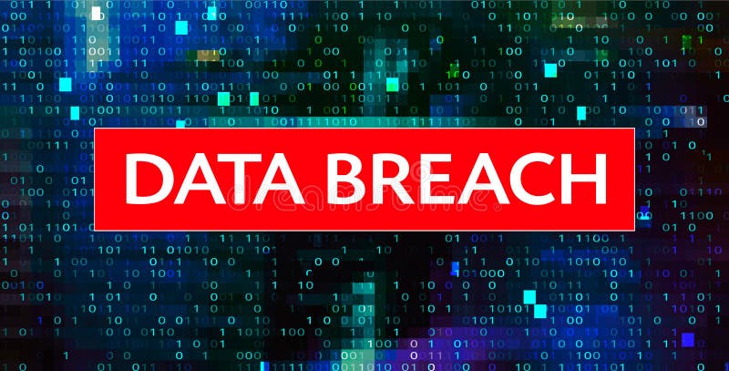 Abstract Technology Binary Code Dark Red Background. Cyber Attack, Ransomware, Malware ...