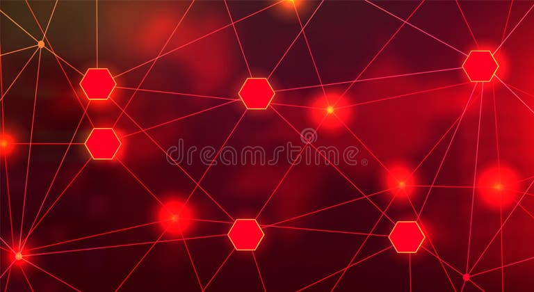 Abstract Technology Binary Code Dark Red Background. Cyber Attack, Ransomware, Malware ...