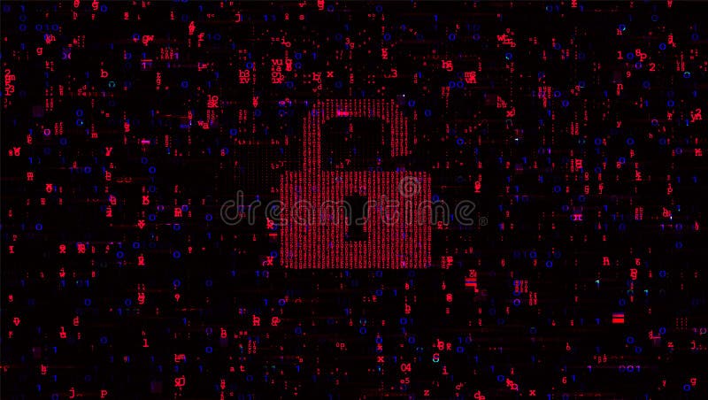 Binary Code Dark Red Background Stock Illustrations – 757 Binary Code ...
