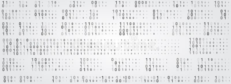 Abstract Technology Binary Code Random Numbers 0 And 1 Matrix Style Futuristic Computer Code