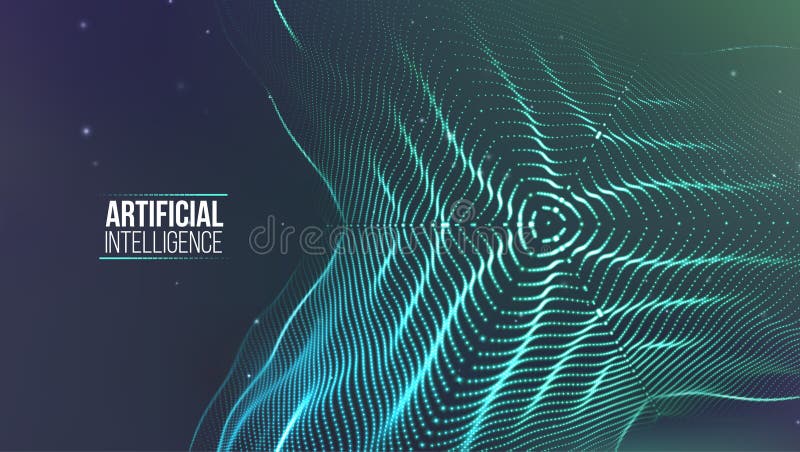 Abstract Technology with Blue Neon Wireframes Stock Photo - Image of ...