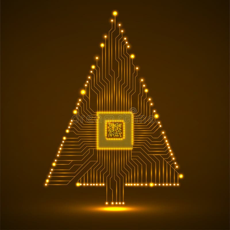 Circuit Cpu Technology Tree Stock Illustrations – 85 Circuit Cpu ...