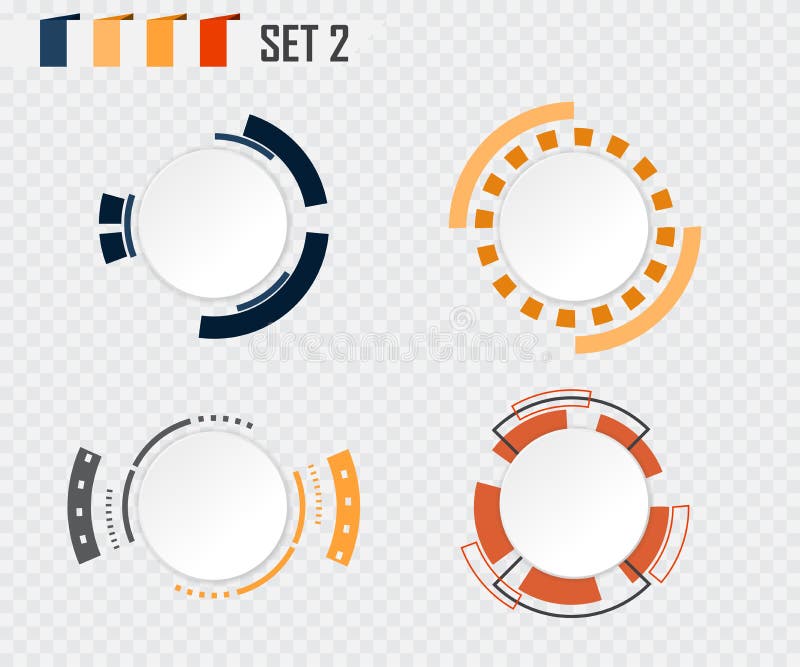 Abstract Technology Circle Grey White and Colorful Communication Stock ...