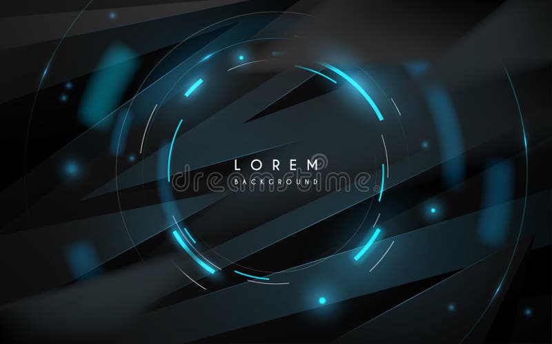 Technology Circle Background.1,technology Circle,circuit Line,dark ...