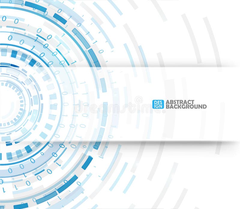 Abstract Technology Circles Stock Vector - Illustration of cover ...