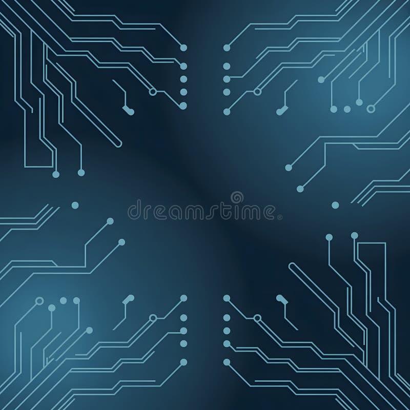 Abstract Technology Circuit Board Background Design Stock Illustration ...