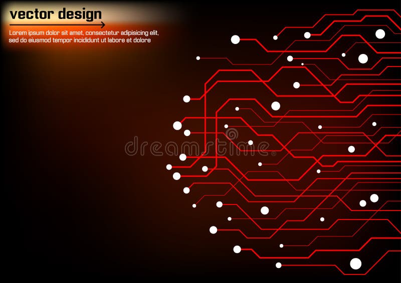 Abstract Technology Circuit Board Stock Vector - Illustration of ...