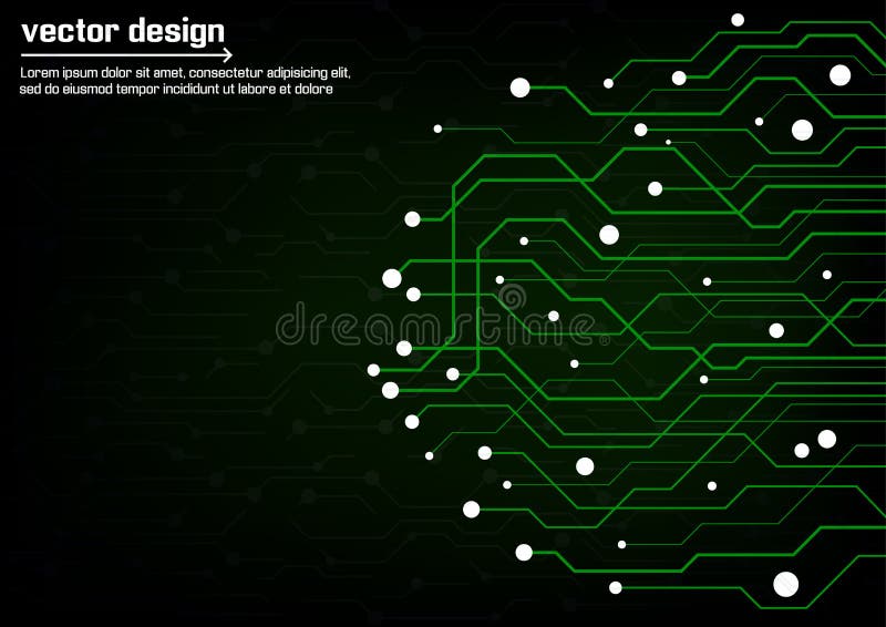 Abstract Technology Circuit Board Stock Vector - Illustration of ...