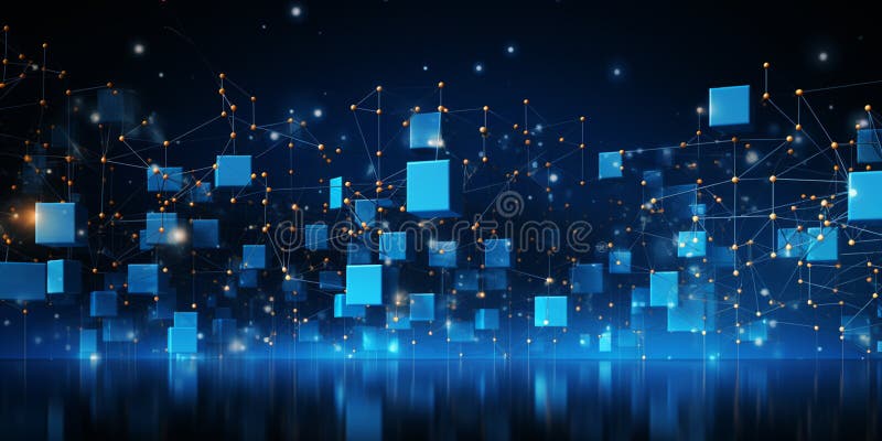 Abstract Technology Communication Concept Background 3d Render Stock ...