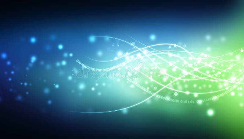 Abstract Technology Communication Data Science, Digital Abstract ...