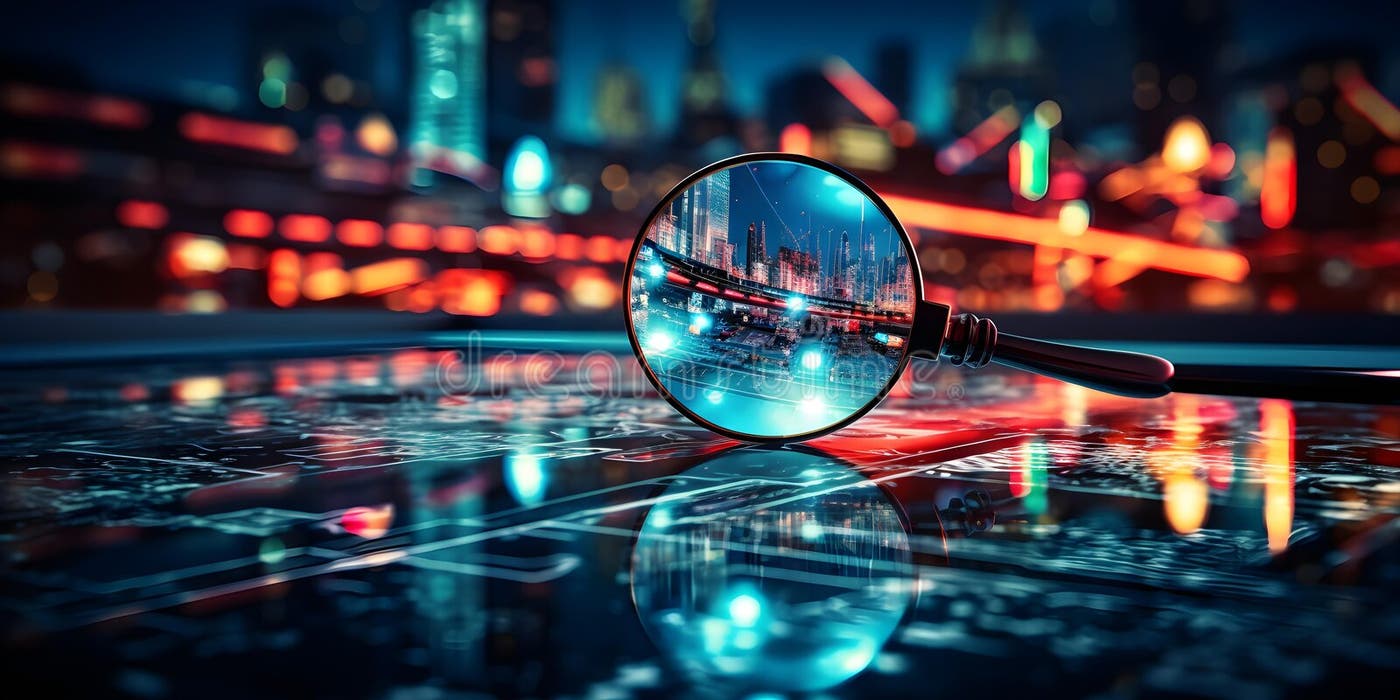 Magnifying Glass Data Stock Illustrations – 34,600 Magnifying Glass ...