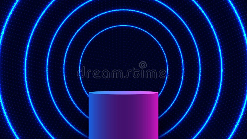 Abstract Technology Concept 3D Realistic Empty Neon Colors Podium Stock ... Abstract Technology Concept 3D Realistic Empty Neon Colors Podium Stock ...