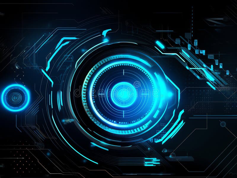 Abstract Technology Concept. Futuristic User Interface HUD. Made with ...