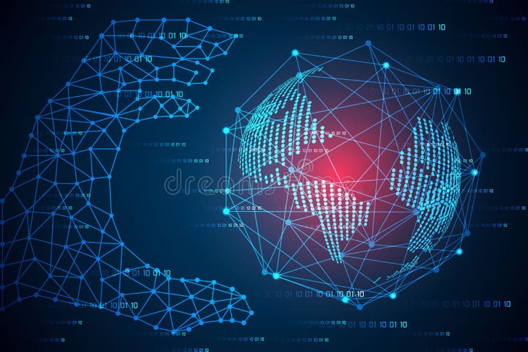 Abstract Future World Technology Stock Illustrations – 100,953 Abstract ...