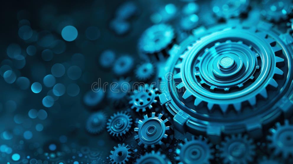 Abstract Technology Concept for Industrial Web Header Banner Stock ...
