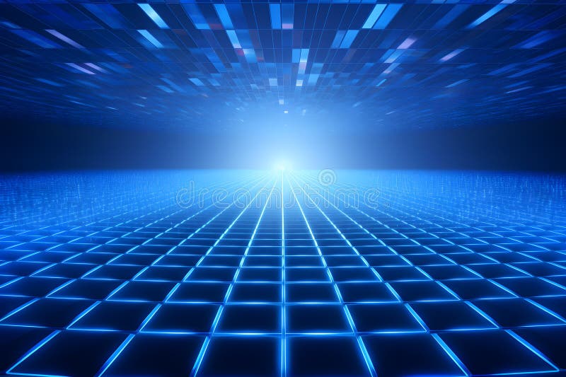 Abstract Technology Concept Perspective Grid Line Up and Down Side on ... Abstract Technology Concept Perspective Grid Line Up and Down Side on ...