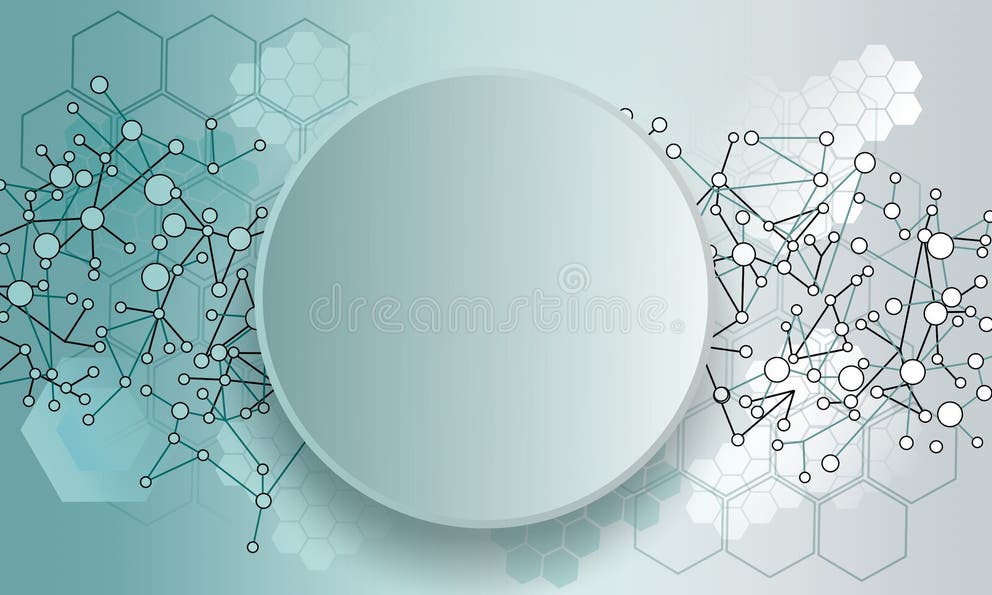 Abstract Technology Connection Background. Vector Illustration of ...