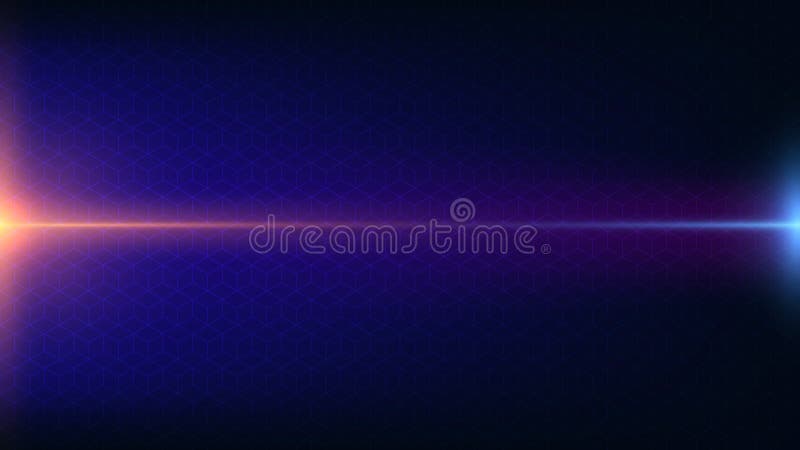 Abstract Technology Connection Digital Data Concept Lighting Horizontal ...