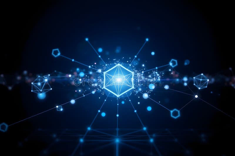 Network Artificial Intelligence Illustration Stock Illustrations ...