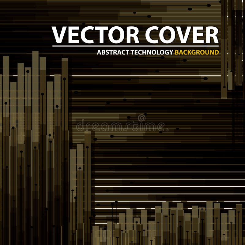 Abstract Technology Contour Objects. Financial Business Presenta Stock ...