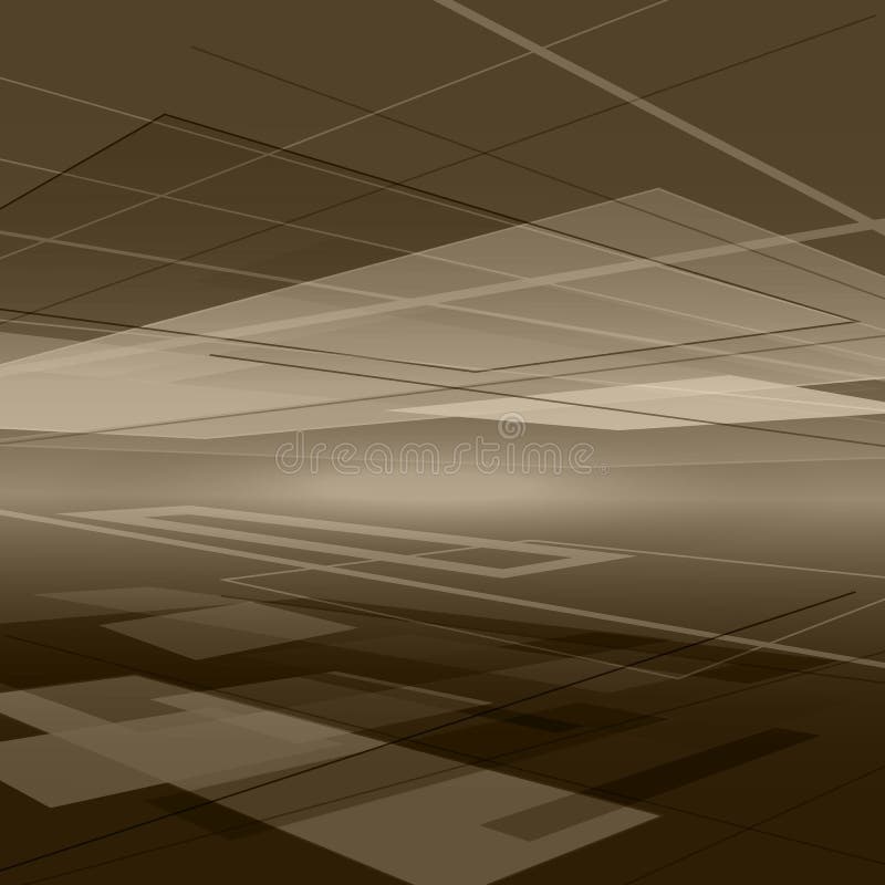 Abstract Technology Contour Object. Light Futuristic Concept, Di Stock ...