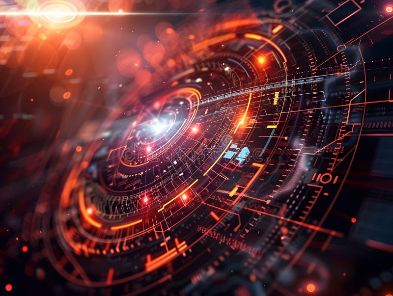 Abstract Technology Convergence - Futuristic Digital Innovation Artwork ...