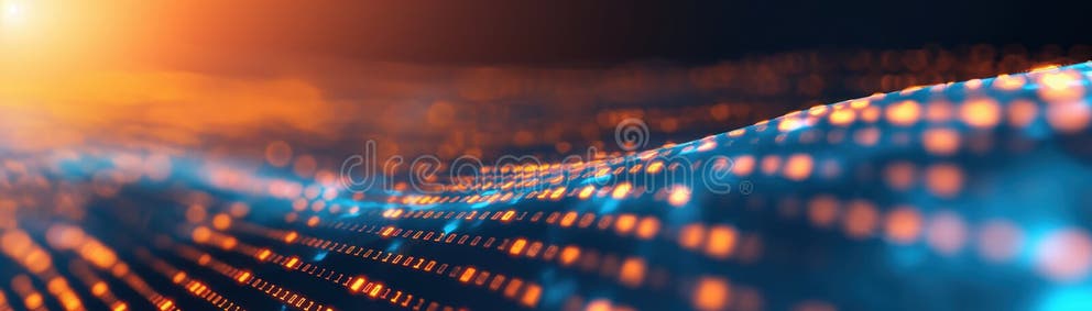 Abstract Technology Design, Futuristic Motifs with Data Streams Stock ...