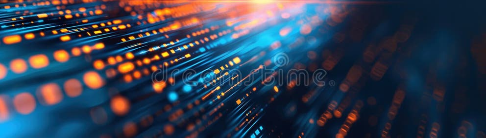 Abstract Technology Design, Futuristic Motifs with Data Streams Stock ...