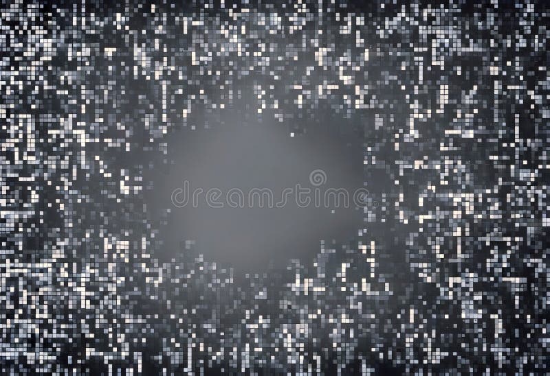 Abstract Technology Digital Data Square Gray Pattern Pixel Background ...