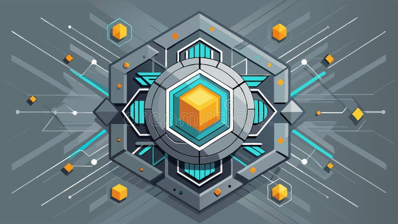 Abstract Technology Digital Hi Tech Geometric Gray Color Concept ...