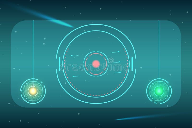 Abstract Technology Display. Vector Illustration. Trendy Geome Stock ...