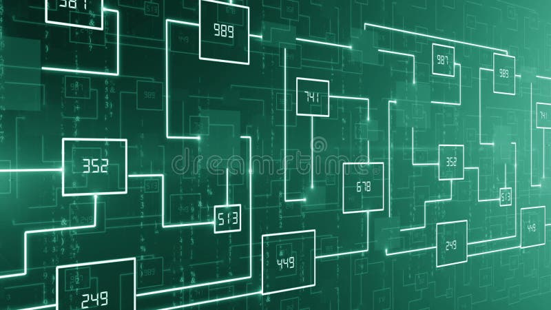 Abstract Technology Electronic Circuit Background LOOP Stock Video ...