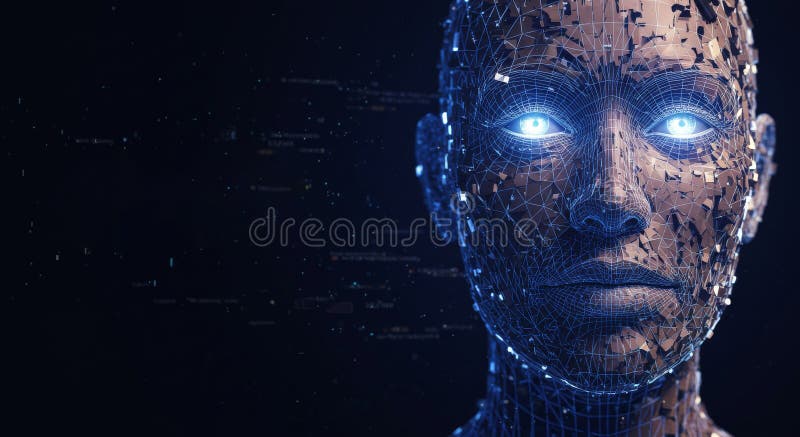 Face grid. stock illustration. Illustration of tracking - 380266523