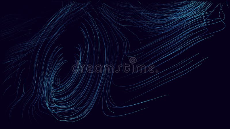 Abstract Technology Flow Big Data Seamless Loop. Digital Data Flow ...