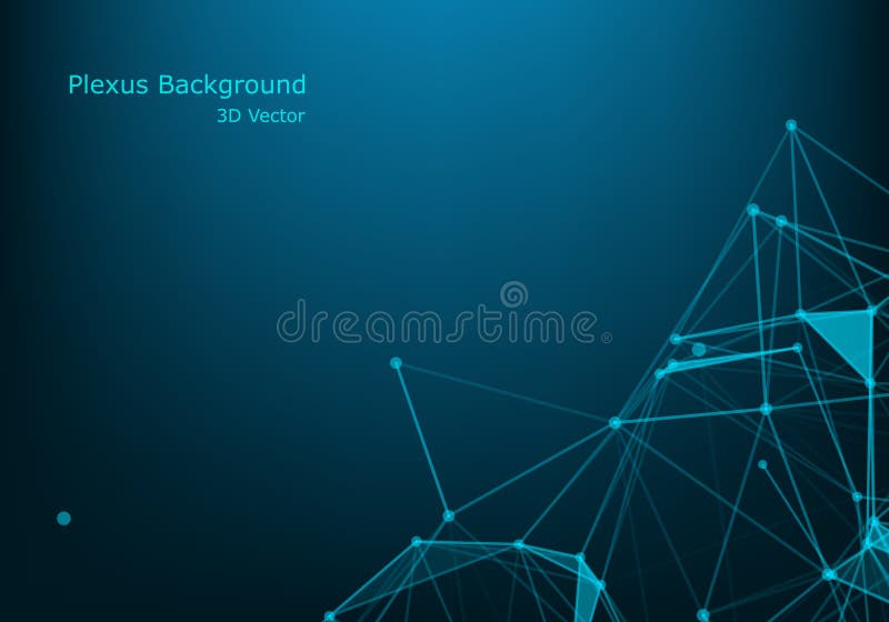 Abstract Technology Futuristic Background. Geometric Digital Connection ...