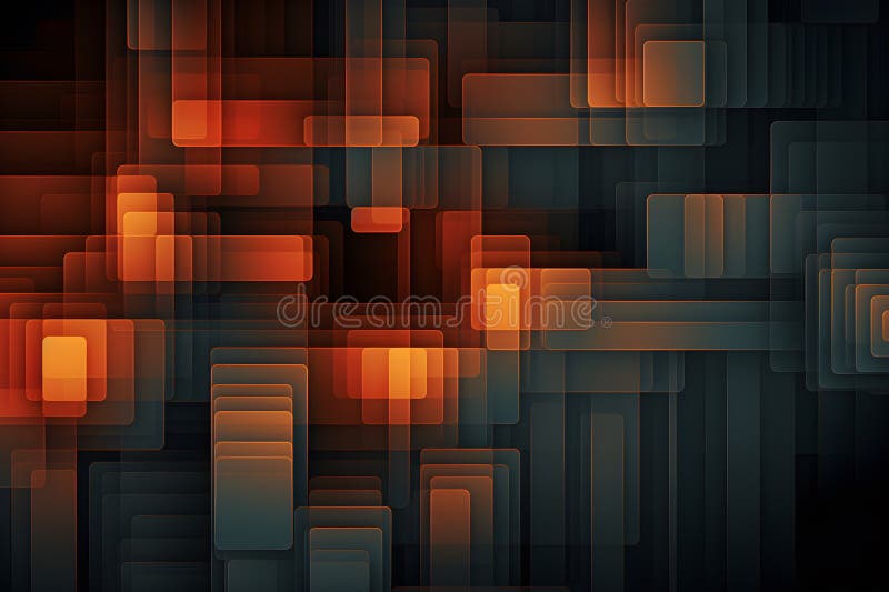 Abstract Technology Futuristic Digital Concept Square Pattern with ...