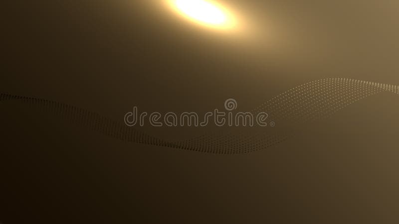Abstract Technology Futuristic Gold Lines Elements with Glowing Light ...
