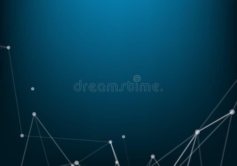 Abstract Technology Futuristic Network. Computer Geometric Digital ...