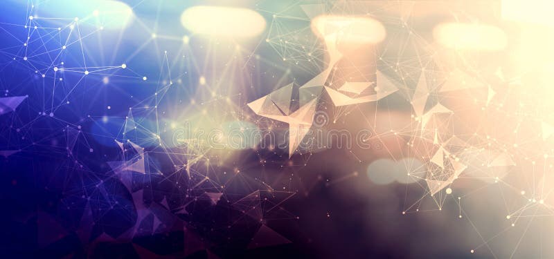 Abstract Technology Collage Background Stock Illustration ...