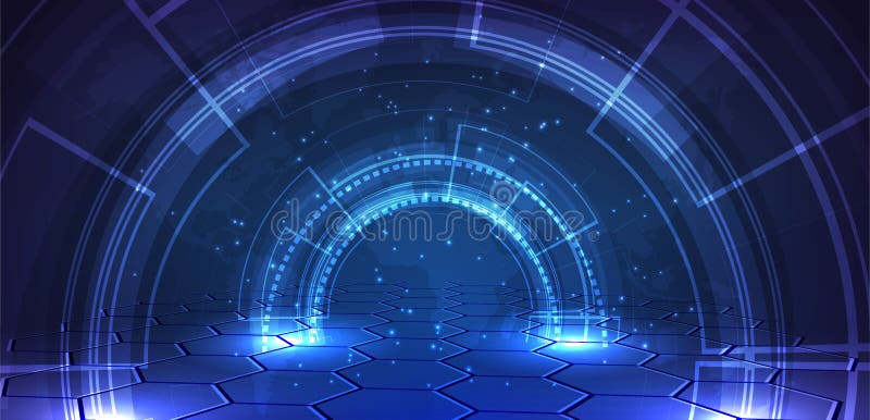 Abstract Technology Graphic Concept. Stock Vector - Illustration of ...