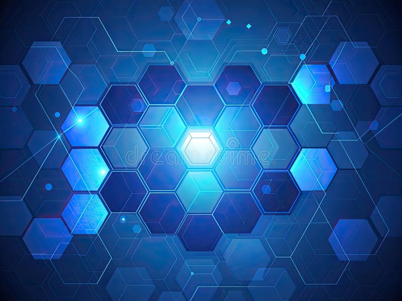 Interconnected Hexagons Stock Illustrations – 81 Interconnected ...