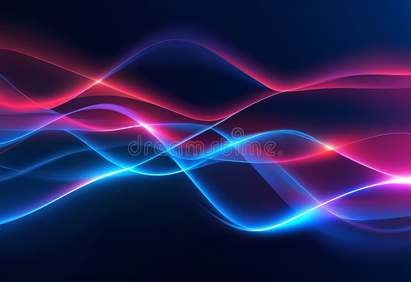 Abstract Technology Horizontal Motion Style Concept Stock Illustration ...