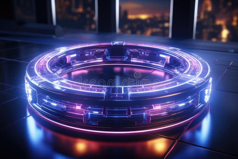 Hologram Hud Elements Ai Generated Stock Image - Image of chinfo ...