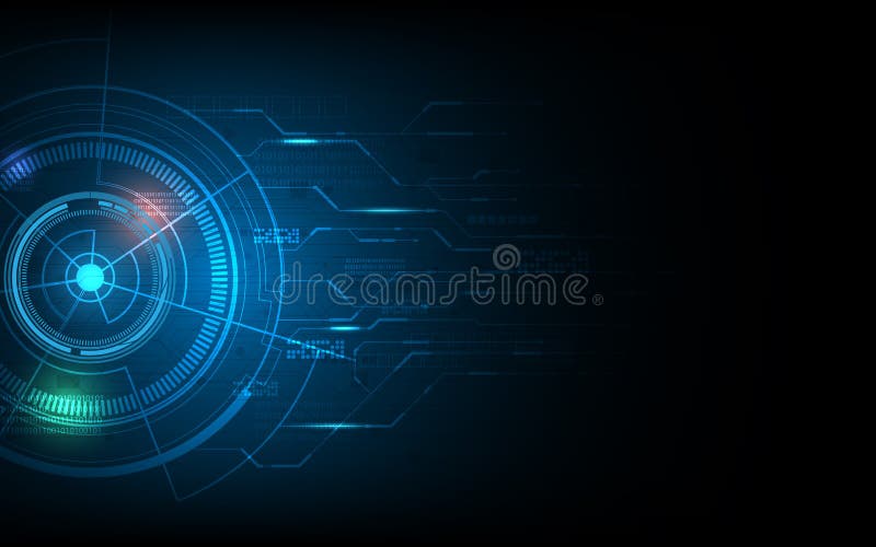 Futuristic Sci Fi Technology Pattern Concept Background Stock ...
