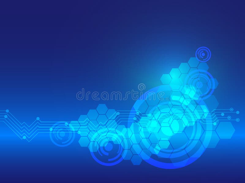 Abstract Technology Line Curve Vector Background Stock Vector ...