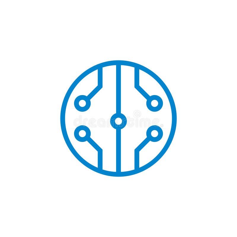 Abstract Technology Logo. Network, Internet, Computer Logo or Icon ...