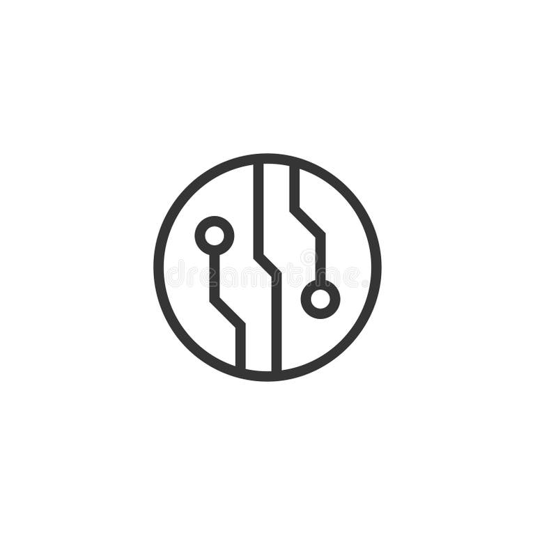 Abstract Technology Logo. Network, Internet, Computer Logo or Icon ...