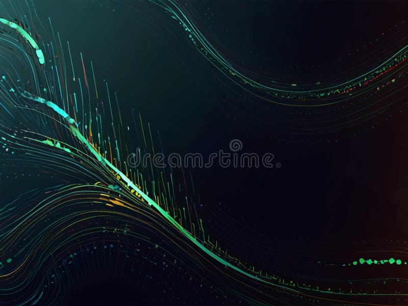 Technology or Medical Shape Patterns Ai Generated Stock Illustration ...